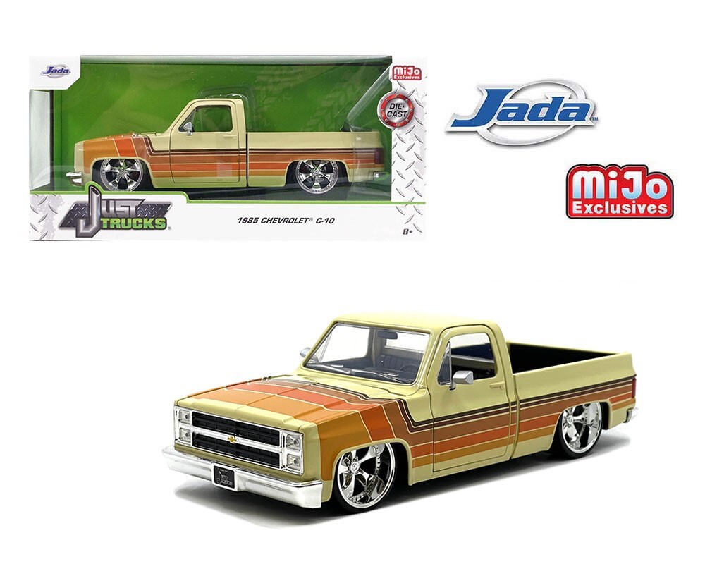 Jada 1:24 Just Trucks 1985 Chevrolet C10 Pickup Beige 35858 with ...