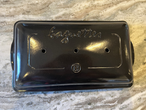 Emile Henry Baguette Baker Charcoal 15.3 X9 Made in Paris | eBay