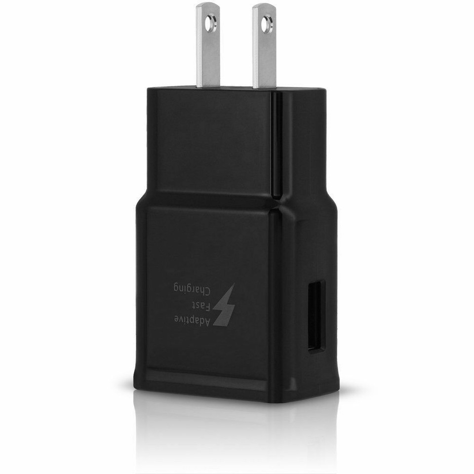 New 2 AMP Micro USB Home Travel Wall Phone Generic Universal Black ...
