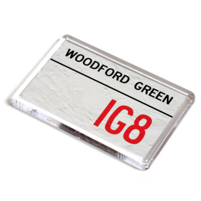 FRIDGE MAGNET - Woodford Green IG8 - UK Postcode | eBay UK