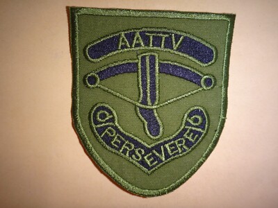 Vietnam War Australian Army Training Team AATTV PERSEVERE Subdued Patch ...