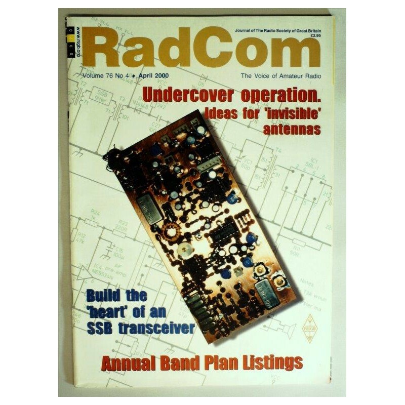 RadCom Magazine April 2000 mbox573 Undercover Operation | eBay