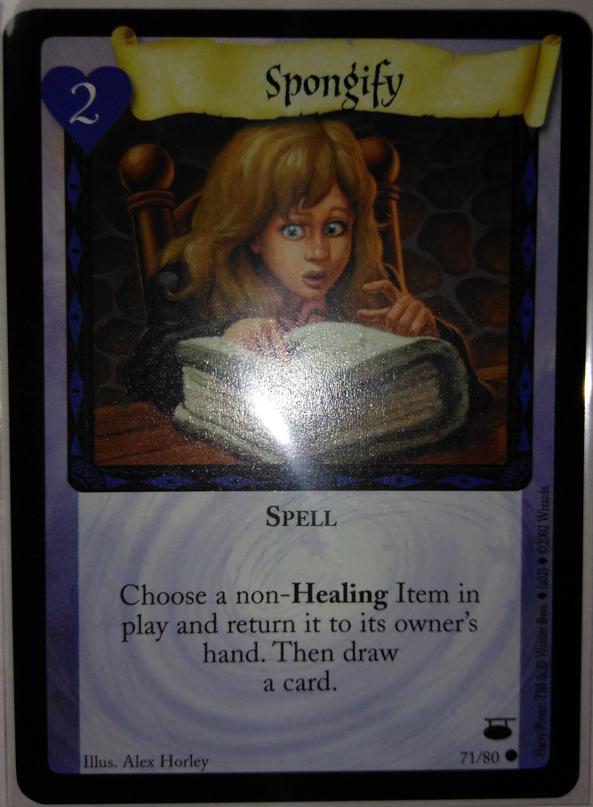 HARRY POTTER DIAGON ALLEY TCG CCG Spongify 071 REG LOT X 2 | eBay