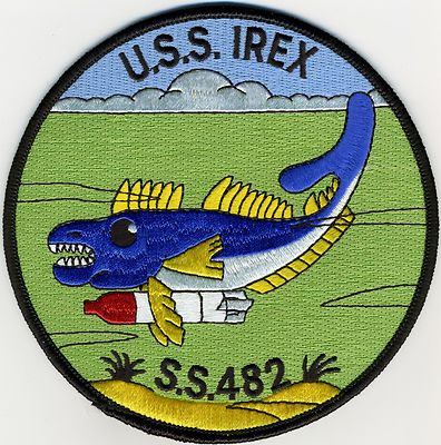 USS Irex SS 482 - Fish Carrying Torpedo-Submarine Patch - BC Patch Cat ...