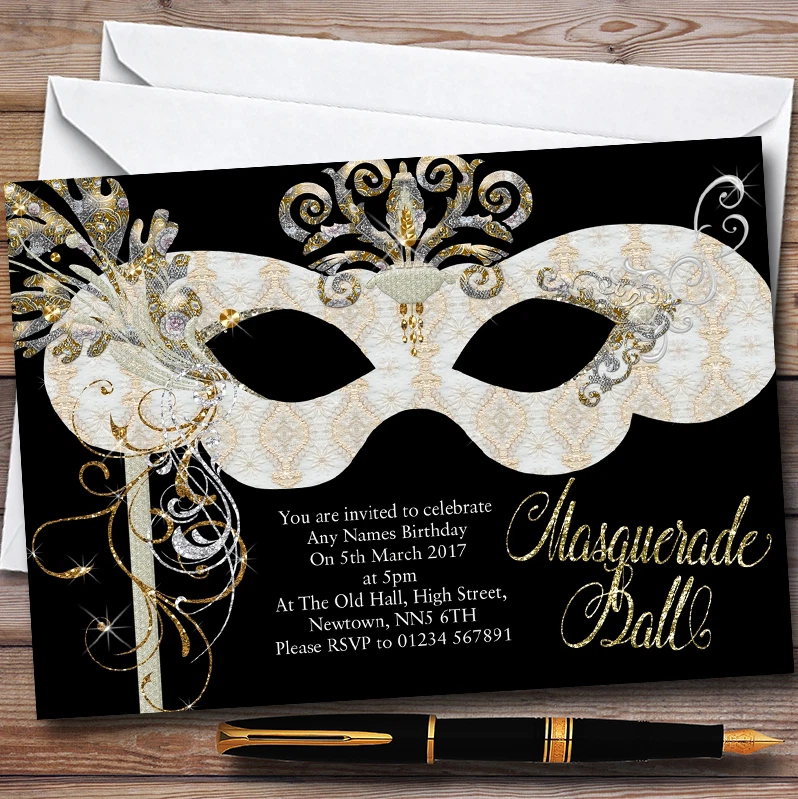 Masquerade Ball Invitations