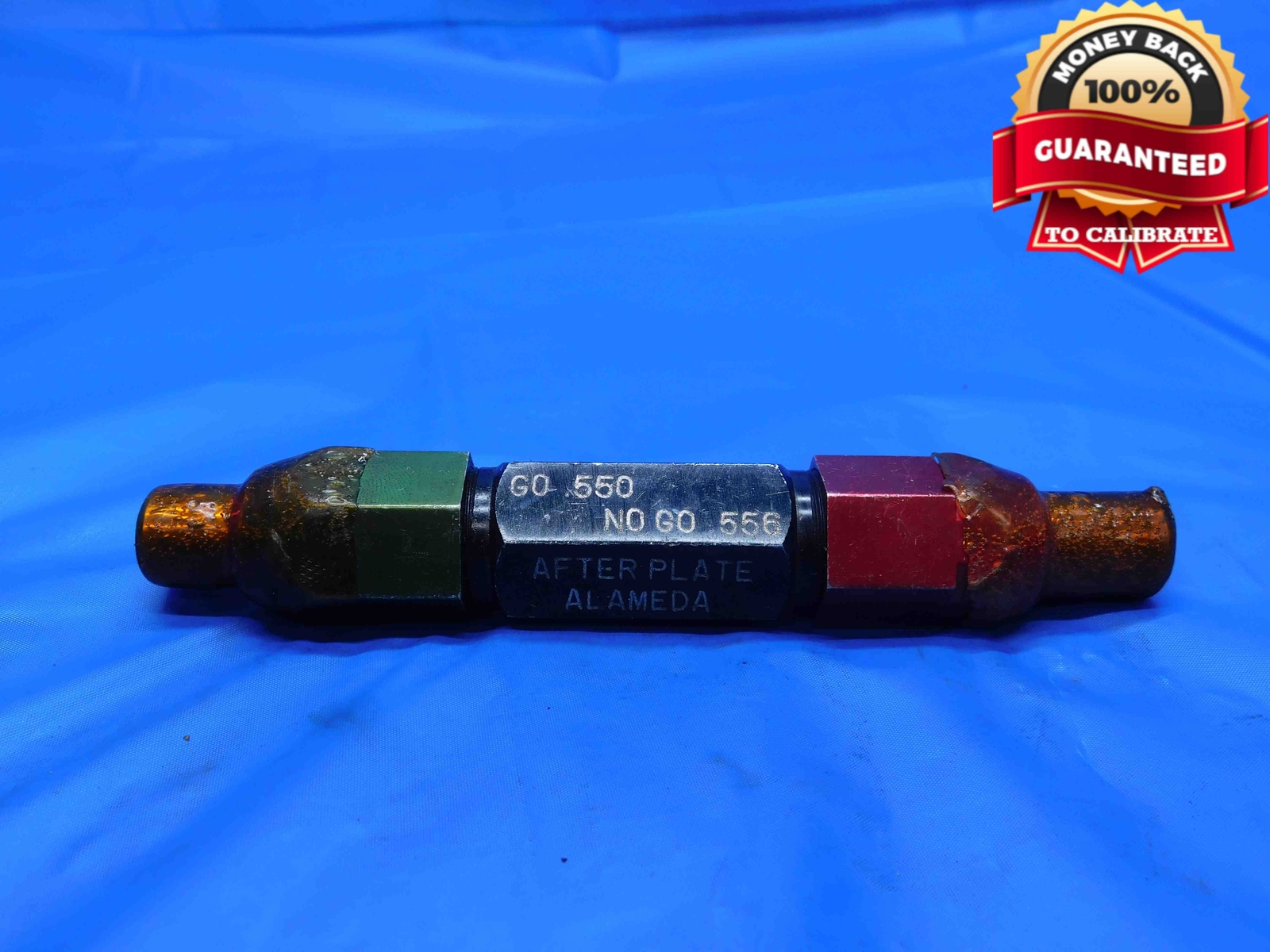 .5500 & .5560 PIN PLUG GAGE GO NO GO .5469 +.0031 35/64 14 mm .550 .556 ...
