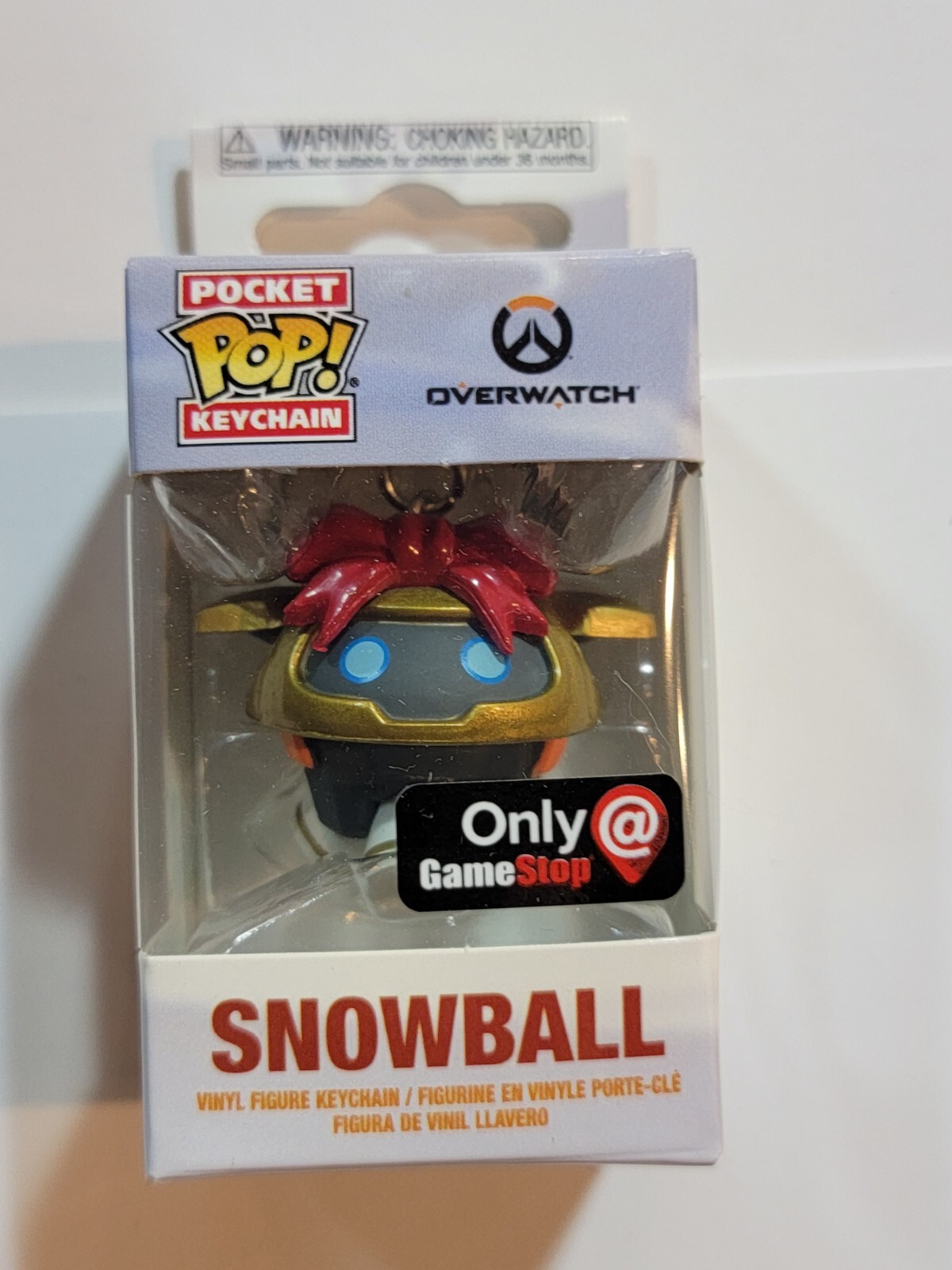 Overwatch Snowball Pop! Vinyl Keychain Funko Gamestop | eBay