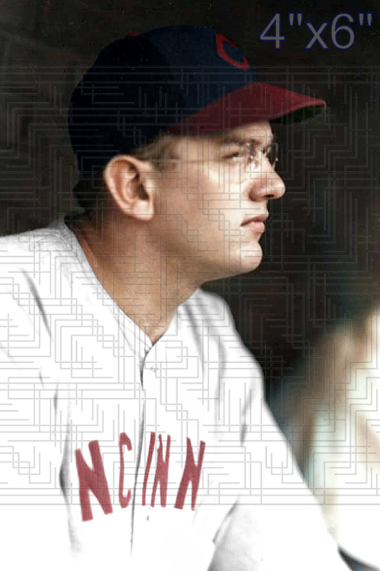 Jim Konstanty - 1944 Cincinnati Reds - choose a style - colorized print ...