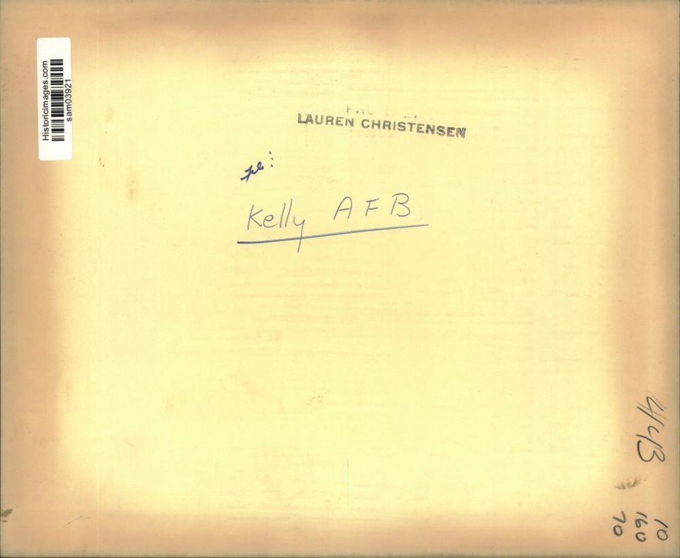 Press Photo Gate at Kelly Air Force Base, Texas - sam03921 | eBay