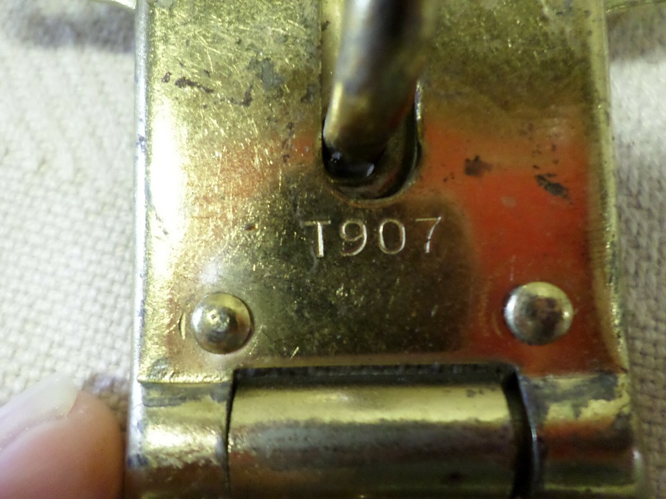 3108M Vtg Long Brand T907 POPPED Double Lock from TAYLOR Trunk Hardware ...