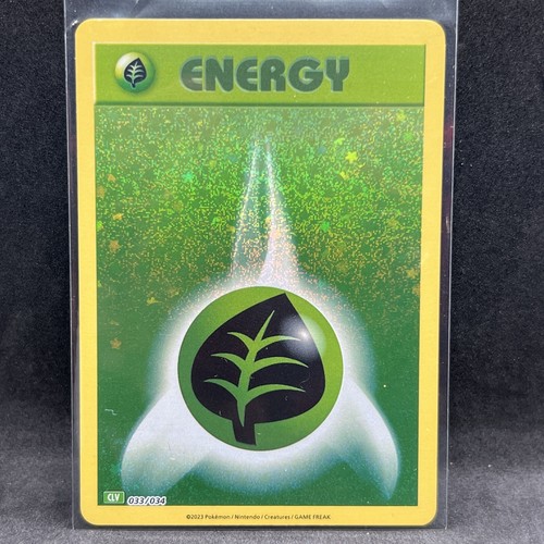 Grass Leaf Energy 033/034 CLV Pokemon Trading Card Game Classic English ...