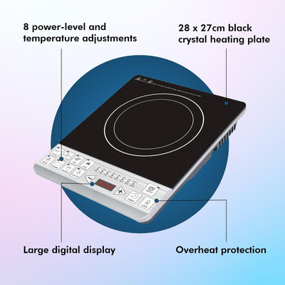 2000W Induction Cooktop Stove - Powerful Electric Single Burner ...