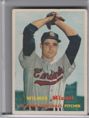1957 TOPPS #113 WILMER MIZELL ST. LOUIS CARDINALS 5299 | eBay