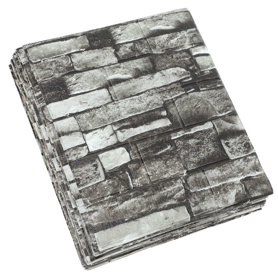 20x 3D Self-adhesive Tile Brick Wall Sticker Waterproof Foam Panel ...