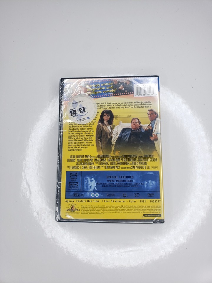 Delirious (DVD, John Candy, MGM, 1991/2002) OOP NEW Sealed | eBay