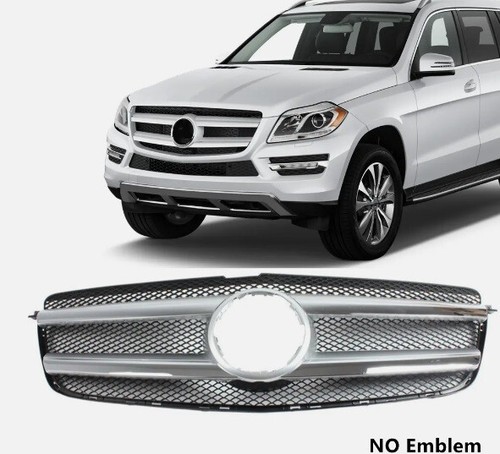 Front Upper Bumper Grille Fits 2013 2014 2015 2016 Mercedes GL X166 ...