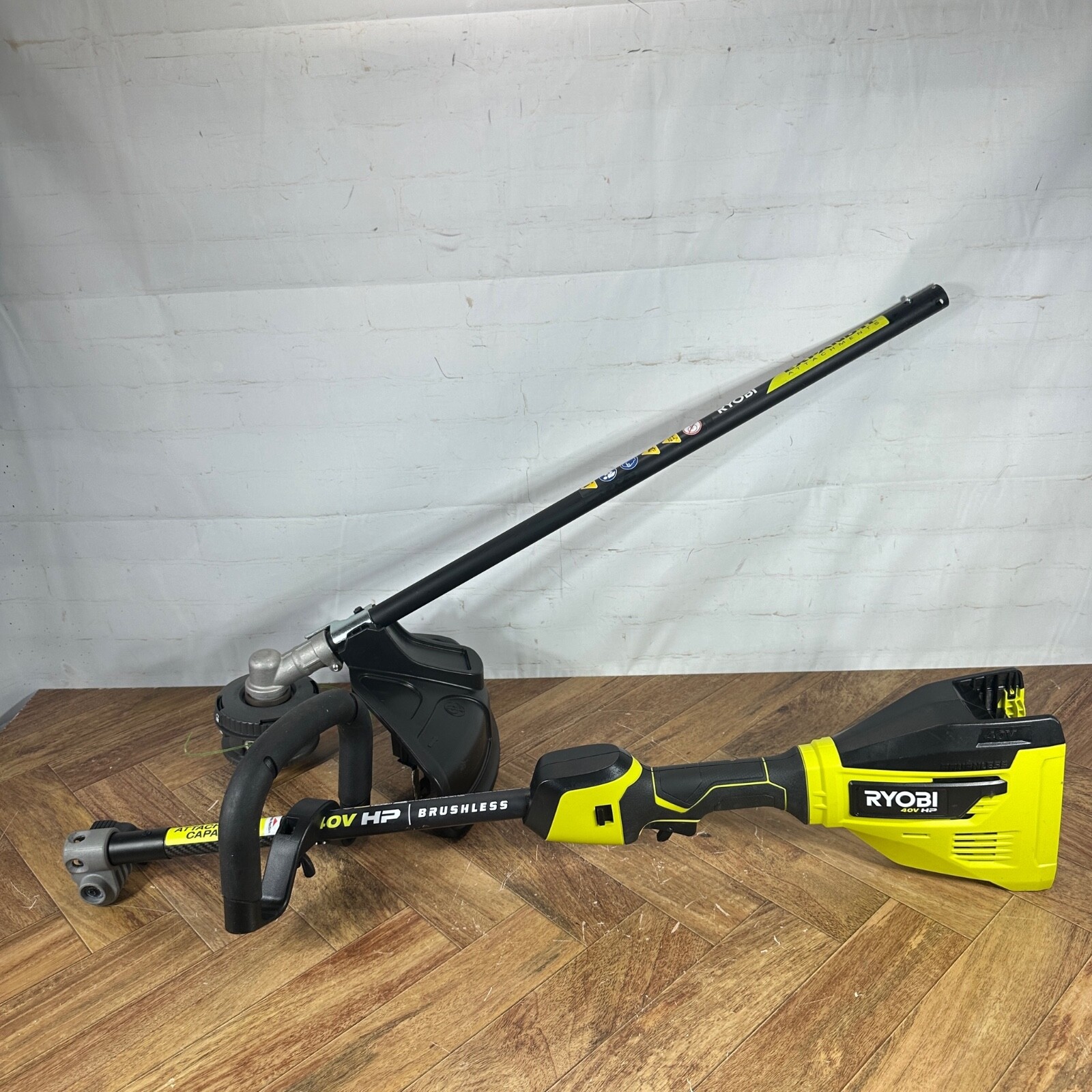 Ryobi 40V Brushless 15" Cordless Carbon Fiber String Trimmer Free Ship ...