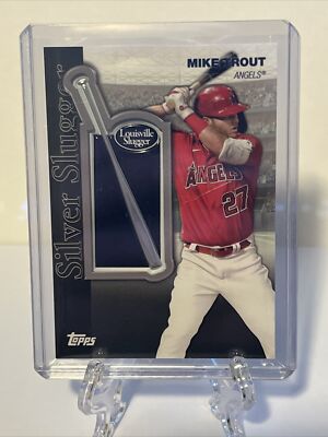 Mike Trout Silver Slugger Award Winners Patch 2022 Topps Series (SSA-MT ...