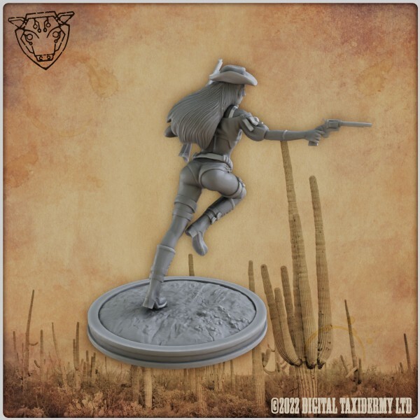 Wild West miniatures 28mm tabletop gaming RPG cowboy cowgirl sheriff ...
