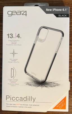 Gear4 Piccadilly D30 Protection Case For iPhone 11 Pro Clear-Black ...
