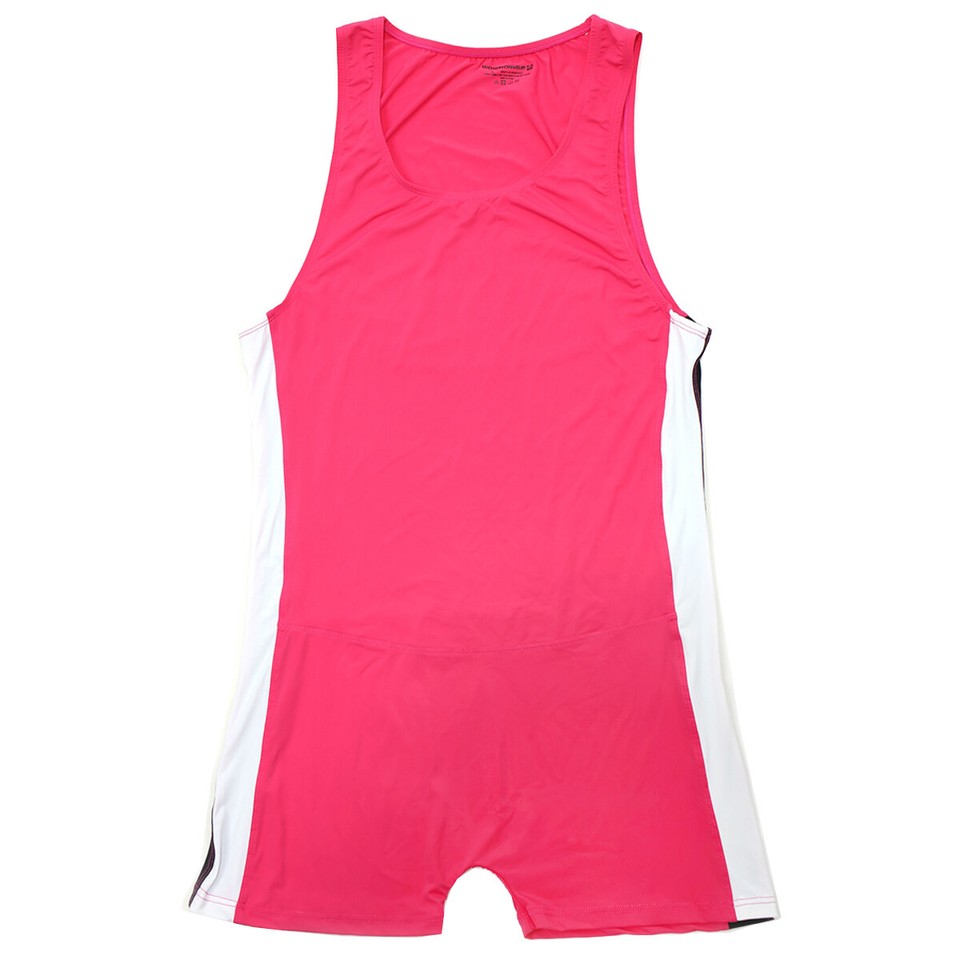 Men Wrestling Singlet Sport Bodysuit Trunk Leotard Jumpsuit Underwear ...