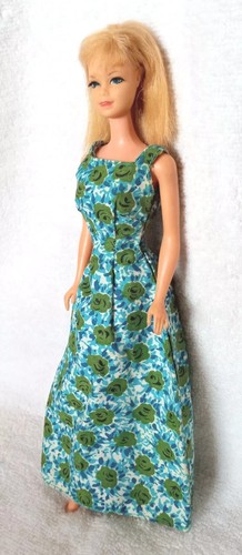 Vintage Maxi Dress fits Mattel Barbie In VG Cond | eBay