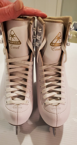 Jackson Excel Child's Figure Skates Size 3 1/2 C White #1291 NEW NO BOX ...
