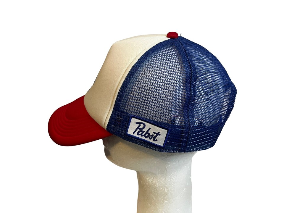 Pabst Blue Ribbon Beer Snapback Trucker Hat Cap | eBay