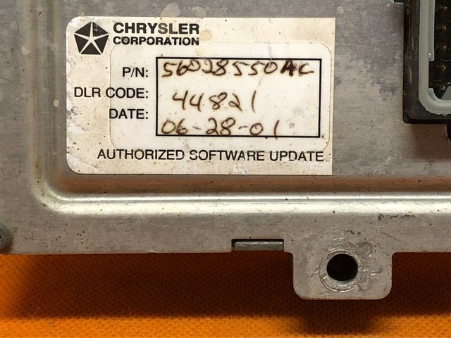 01 Dodge RAM Pickup Truck 5.9 V8 at ECM ECU Engine Computer PCM ...