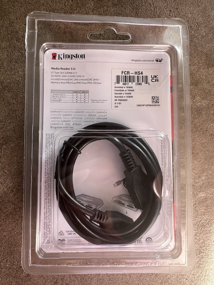 Kingston Media Reader USB 3.0 Flash Memory Reader | eBay