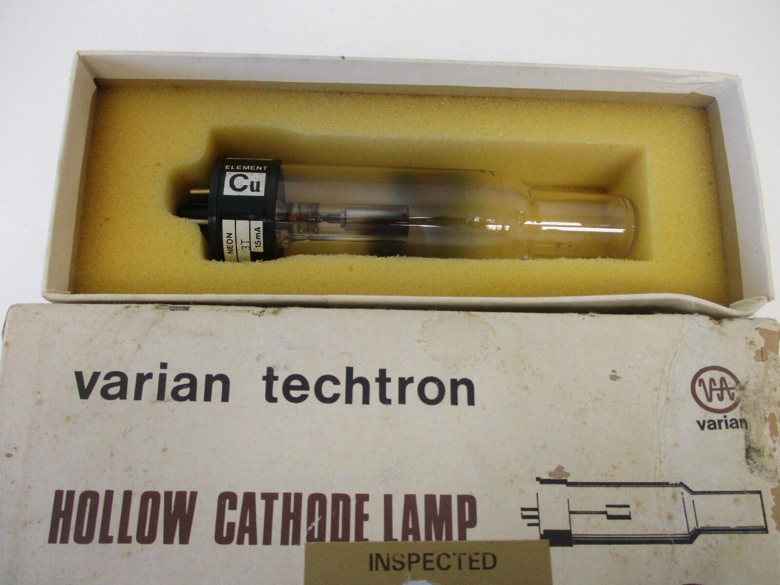 VTG, VARIAN TECHTRON HOLLOW CATHODE LAMP COPPER CU-56-100014-00 | eBay