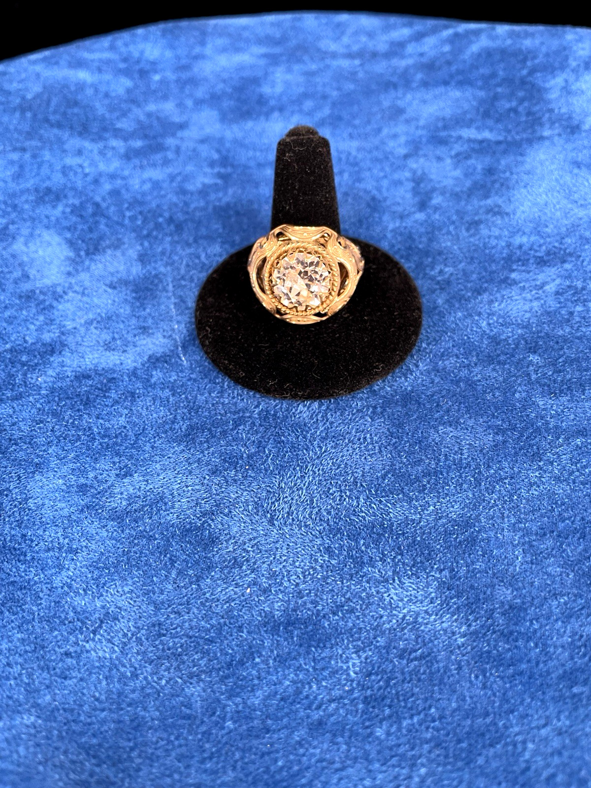 VINTAGE MIRIAM HASKELL HUGE RHINESTONE RING (RARE) - Gem