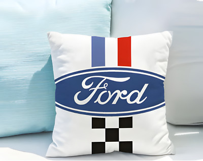 Ford Racing Pillowcase Pillow Cover Fall Decor Decorative Pillowcases ...