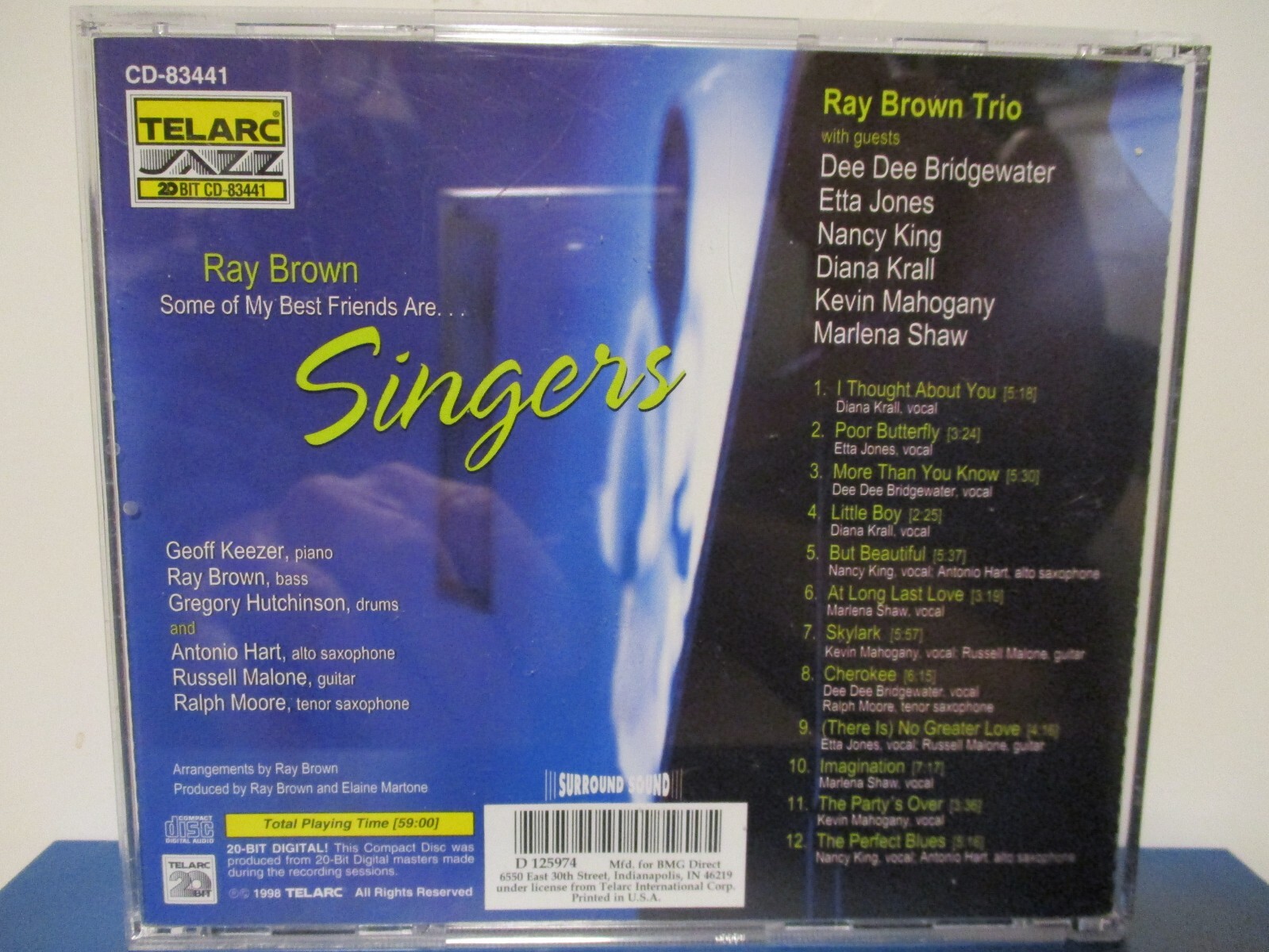 Some of My Best Friends Are Singers by Ray Trio Brown (CD, 1998) for ...