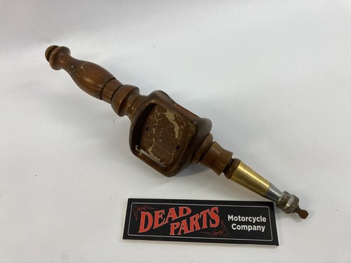 Vintage wooden beer tap handle lever pull PBR Coors Sam Adams Bush man ...