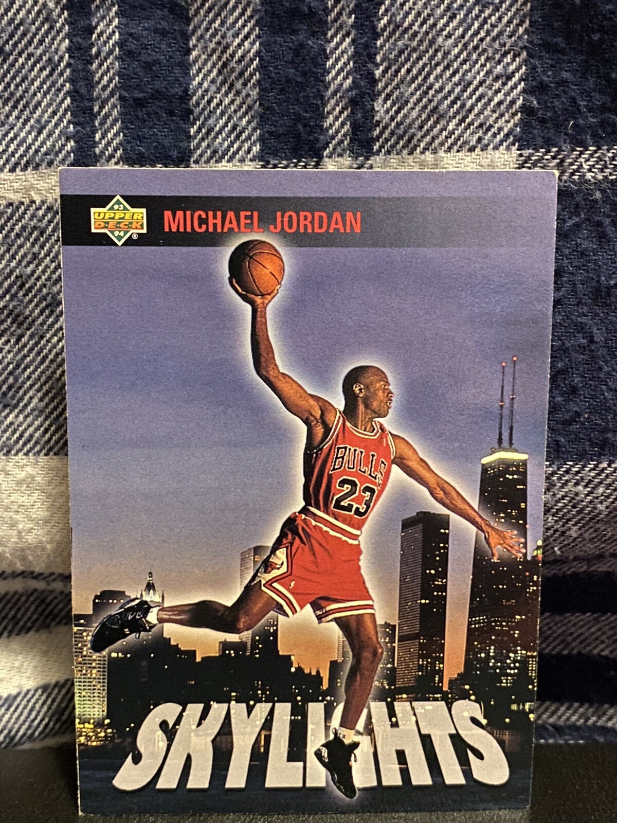 Michael Jordan 1993-94 Upper Deck #466 Chicago Bulls SKYLIGHTS ...