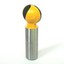 1pc 1/2" SH 3/4" Diameter Plunging Ball End Router Bit sct-888 ...