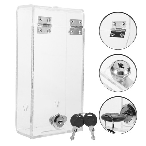 Transparent Phone Lock Box With Key For Secure Mobile Storage | eBay