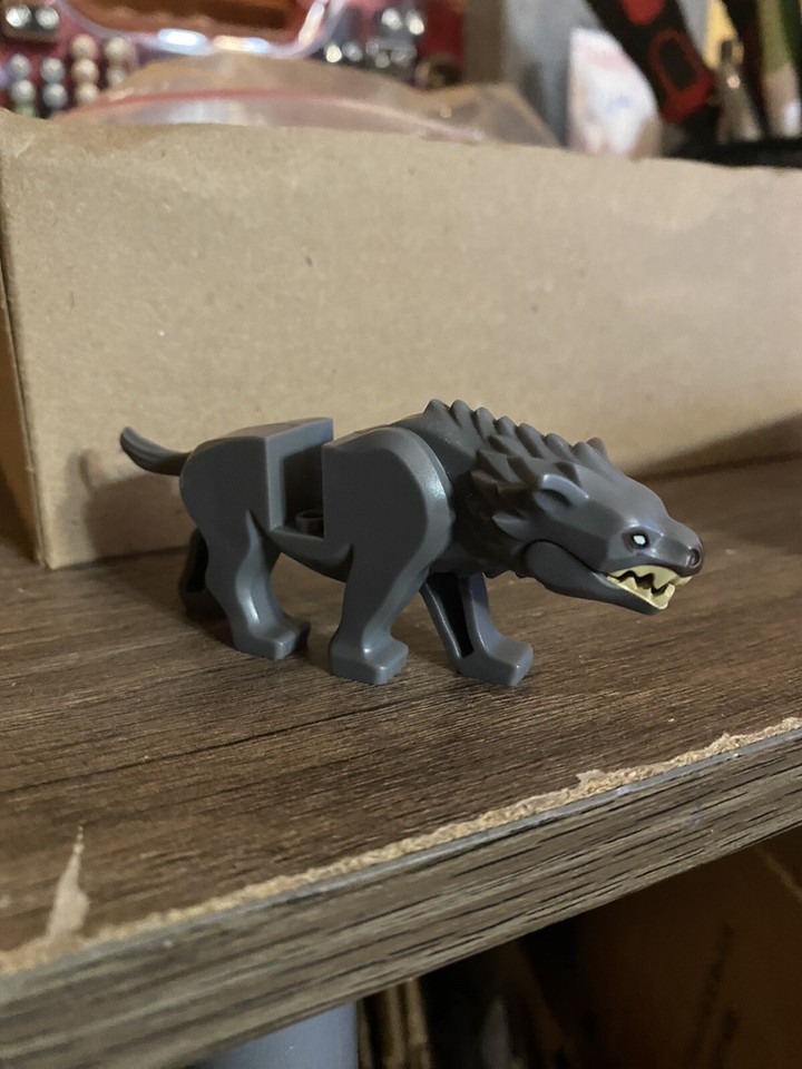 Lego LOTR/The Hobbit Gray Warg Wolf Minifigure 79002 | eBay