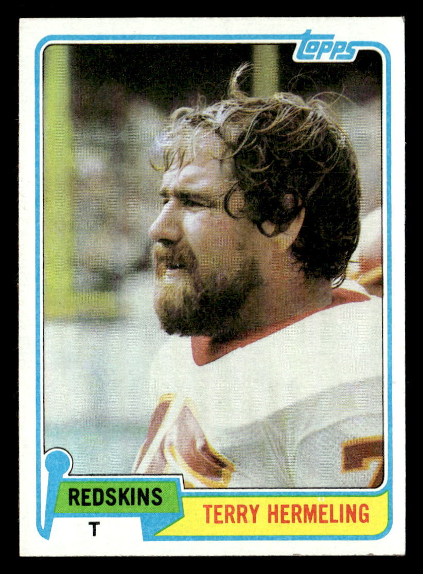 Terry Hermeling 1981 Topps Card #299 Washington Redskins | eBay