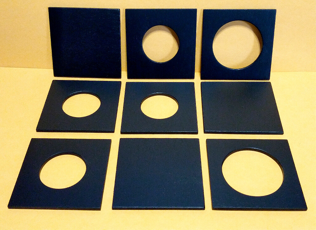 1 Lens Board 2 3 8 X 2 3 8 To GRAFLEX 1A Made Of Plywood 3mm Thick