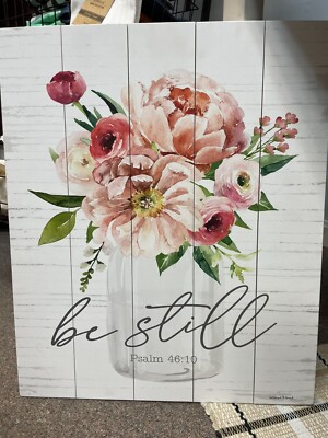 Beechdale Frames - Pallet Art - Palsms 46:10 Be Still + Free Shipping | eBay