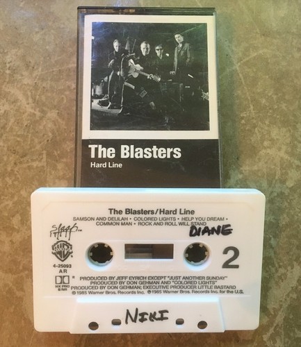 The Blasters Cassette Tape Hard Line 1985 SLASH Warner | eBay