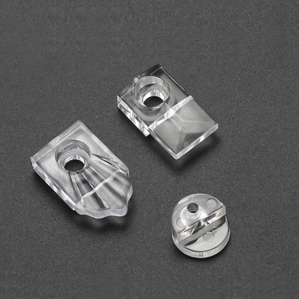 88 Sets Clear Mirror Mounting Clip Plastic Mirror Fixing Clips Mirror ...