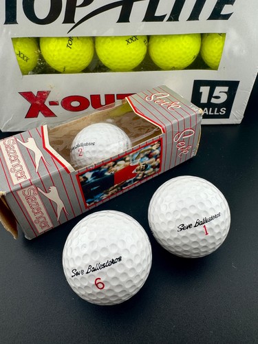 Vintage Boxed Golf Balls "Seve" Ballesteros Slazenger + 27 Top Flite X ...