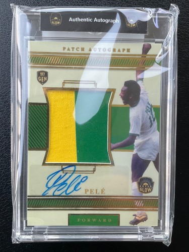 Pele Original Autograph Card With Piece of Jersey! Numbered 31/45 ...