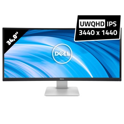 Dell UltraSharp U3415W 3440x1440 UWQHD 34 Zoll Monitor IPS 5ms Schwarz ...