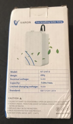 Varon NT3/NT5 Lithium Ion Rechargeable Battery 5.0AH 37WH New | eBay