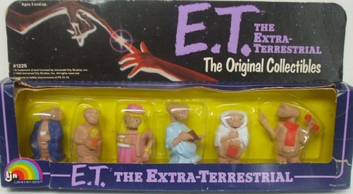 Vintage 1982 Universal Studios E.T. Extra Terrestrial LJN Toys PVC Toys ...