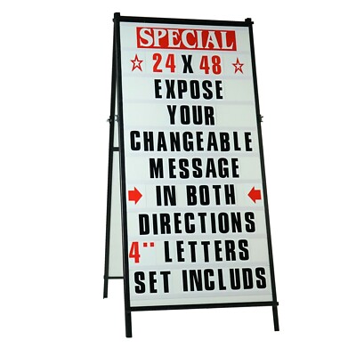 Signs - Changeable Letter Sign